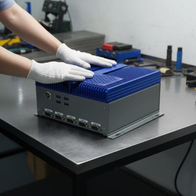 China Industrial Embedded Computer Fanless Intel I3 I5 I7 Dual Gigabit LAN COM RS232 Parallel Port Factory Automation System for sale