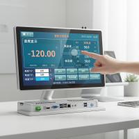China New 10.1 15.6 21.5 Inch Narrow Bezel Panel Mount Monitor USB Capacitive Touch Screen IP65 Waterproof Industrial Monitor for sale