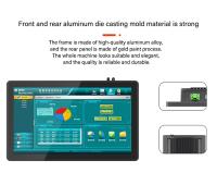 China New IP65 Front Waterproof 10.1 15.6 21.5 Inch Narrow Bezel Open Frame Industrial Monitor with USB for HMI Control for sale