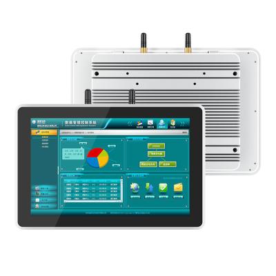 China Industrial 10.1 Inch RS232 Embedded/Wall Mount All-In-One Computer IP65 Waterproof I3 I5 J1900 CPU Capacitive Touch Panel Pc for sale