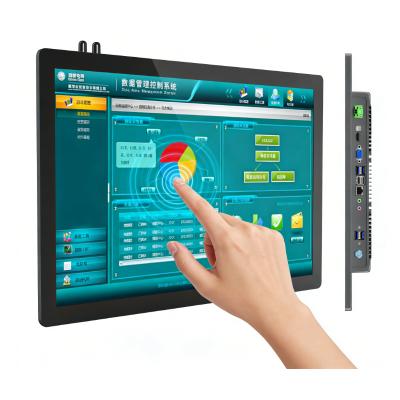 China Customized Industrial PC 256G 8/15.6/18.5/21/32 Inch All in One Pc Ip65 Linux Win10 Industrial Monitor Wall Mount Touch Panel PC for sale