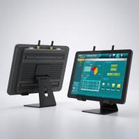 China Huiyuan Intel Core I3 Fanless Aluminum Industrial Panel PC 10-Point Touch Screen Android/Windows OS Wall Mount HMI for sale