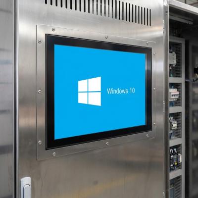 China 19 Inch Industrial Touch Monitor, Embedded Panel Mount HMI Display with USB Touch for sale