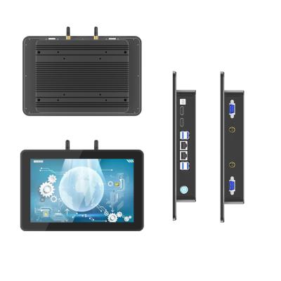 China Industrial Mini Touch PC 8 Inch Cpu J1900/J4125/J6412 Touch All in One Panel Pc Cheap Industrial Mini Fanless Pc for sale