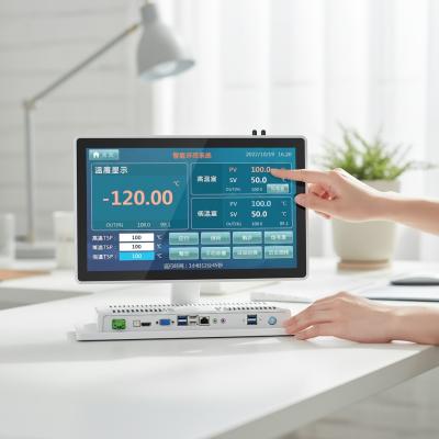China Industrial HMI PC 15.6 Inch Fanless Intel J1900 8GB RAM Panel Computer IP65 Waterproof Touch Screen Monitor 1920x1080 Automated for sale