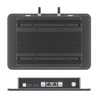 China 10.1 Inch Industrial Grate Monitor Self Service Touch Screen Order Fast Food Payment Kiosk With Thermal Printer Stock for sale
