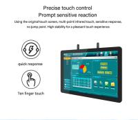 China 10.1 Inch Industrial Grate Monitor Self Service Touch Screen Order Fast Food Payment Kiosk With Thermal Printer Stock for sale