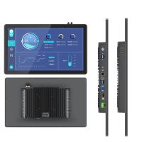 China 21.5 Inch Embedded Industrial Grate LCD Monitor with Screen Touch Display 1920*1080 Payment Kiosk Touchscreen Monitor USB DVI for sale