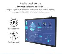 China 21.5 Inch Embedded Industrial Grate LCD Monitor with Screen Touch Display 1920*1080 Payment Kiosk Touchscreen Monitor USB DVI for sale