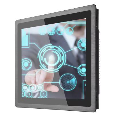 China Touch Screen Industrial Pc Full Aluminum 12.1 15 Inch Ip65 Fanless Hmi Industrial 8gb Android All in One Touch Screen Panel Pc for sale