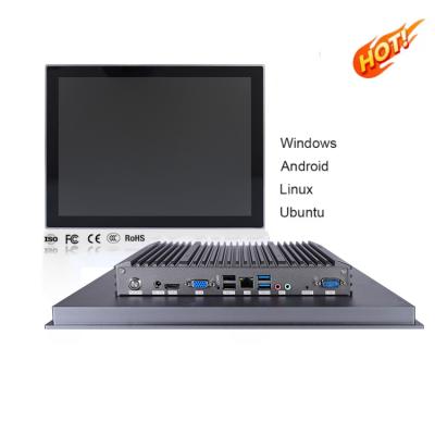 China Industrial Embedded Open Frame TFT LCD Monitor with VGA/USB/HD-MI RS232/RS485 15 Inch Industrial Touch Control Computers for sale