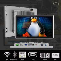 China 12.1-inch Industrial Panel PC 10-Point Capacitive Touch Fanless Mini PC IP65 Waterproof Intel CPU Edge Computing Box Computer for sale