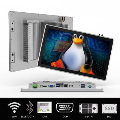 China Industrial 12.1Inch PanelPC 10-Point Touch Fanless Mini PC IP65 Rated Intel-based Edge Computing Box Factory Automation 1 Year for sale
