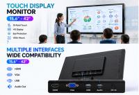 China 15.6 Inch Aluminum Embedded Wall Mount Ip65 Waterproof Full HD Capacitive Touch Screen Monitor Industrial Panel Pc for sale