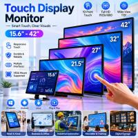 China 15.6 Inch Touchscreen Display 7mm Open Frame VESA LCD 1920*1080 FHD Industrial Cheap Touch Screen Monitor for sale