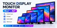 China Embedded Industrial Pc 15.6 Inch Capacitive Touch LCD Screen HD 1080P Industrial Monitor All in One Industrial Panel Pc for sale