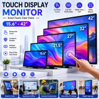 China Embedded Industrial Pc 15.6 Inch Capacitive Touch LCD Screen HD 1080P Industrial Monitor All in One Industrial Panel Pc for sale