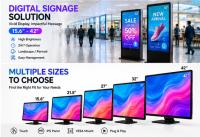 China Custom LOGO 8~24 Inch Industrial LCD Display IP65 Waterproof Panel Mount Resistive/PCAP Touch Screen Panel PC Industrial Monitor for sale