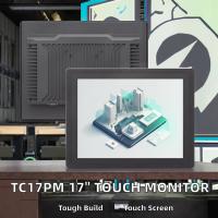 China 17 Inch Industrial Capacitive Touch Screen Monitor TC17PM Aluminum Housing USB Interface New Product for sale