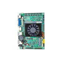 China Intel I5 4th Processor Industrial Nano-ITX Motherboard with DDR3 Memory VGA LVDS Win7 Win10 Linux Mainboard with Cpu for sale