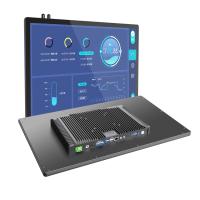 China 21.5'' Industrial  Monitor with Front Capacitive Touch Screen FHD Flat IP65 Bezel 3mm Embedded Industrial LCD Monitor Stock for sale