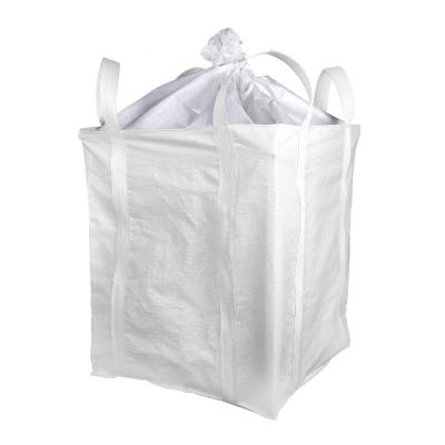 China Skirt Cover Top Flat Bottom Pp Bulk Bags Fibc Color Customized Two Tonne for sale