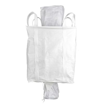 China One Tonne Fibc Bulk Bags Breathable Color White for sale