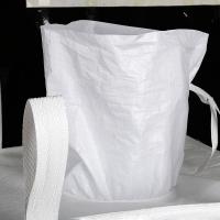 China Two Rings Spout Top Fibc Bulk Bags Discharging Spout Bottom 2 Ton for sale