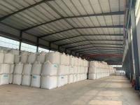 China 2 Ton White Fibc Ton Bags Square With Skirt Cover / Baffles Inside for sale