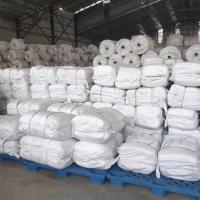 China 2 Ton White Fibc Ton Bags Square With Skirt Cover / Baffles Inside for sale