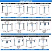 China 90*90*130 Fibc Jumbo Bags Dust Prevention Anti Static With Liner for sale
