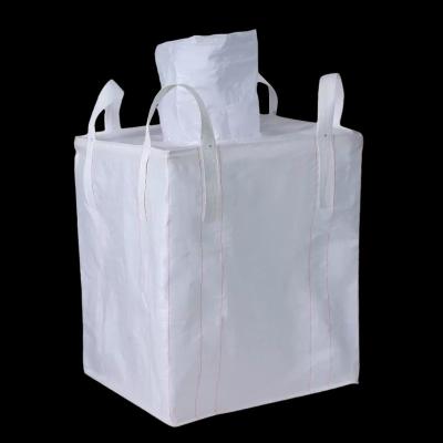 China Feeding Port Type 1 Ton Sand Bags Polypropylene 100*100*120 for sale
