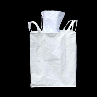 China 110cmx110cmx120cm Fibc Bulk Bags Open Top Flat Bottom for sale