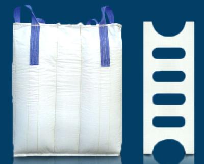 China Inner Baffle 1-2T White Fibc Jumbo Bags Reusable PP Material for sale