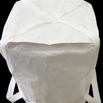 China Raffia 100% Virgin PP Duffle Top Bulk Bags 1500kg X Shape Tapes Eco Friendly for sale
