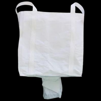 China 1ton Custom Printed Grain Polypropylene Bulk Bags Resealable Spout Bottom for sale