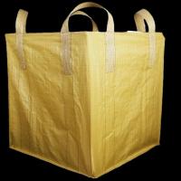 China Printed FIBC Empty Polypropylene Bulk Bags 4 Lifting Loops Reinforcement for sale