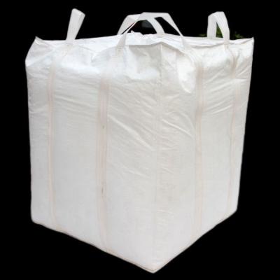 China Cross Corner 1 Tonne Builders Sacks Security Light Weight Polypropylene Woven for sale