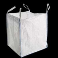 China Grid Bottom Chemical Bulk Bags Heavy Duty 1 Ton Rubble Sacks For Strong Acid for sale
