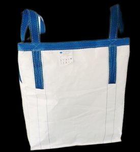 China SF5:1 Chemical Bulk Bags Anti Alkali Jumbo Big Bag ISO9001 with Blue tape for sale