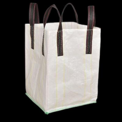 China Antiwear 1 Tonne Feed Sacks 80x80x80 Bulk Bags Carriage Full open for sale
