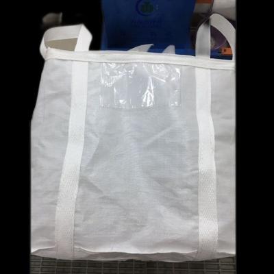 China 0.5ton Pp Woven Jumbo Bags Packing 1 Ton Bulk Belted Loops for sale