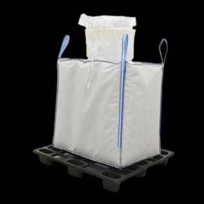 China JUNXI Chemical Industrial Bulk Bags With Spout 100*100*120cm for sale