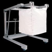China Lifting HDPE Bulk Bag Holding Frame Fertilizer 1.5 Tonne For Building Materials for sale