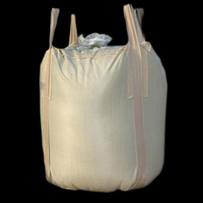 China Light Yellow One Ton Eco Circular Jumbo Bag 1*1*1.1m Rugged Builders for sale