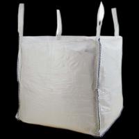China Lifting Heavy Duty Bulk Bags 180g/M2  Lug Loops SF5:1 1 Ton Jumbo Bag for sale
