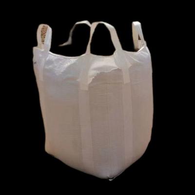 China Poly Pale Yellow FIBC Bulk Bags 0.5t Anti Static For Firewood And Activated Carbon for sale