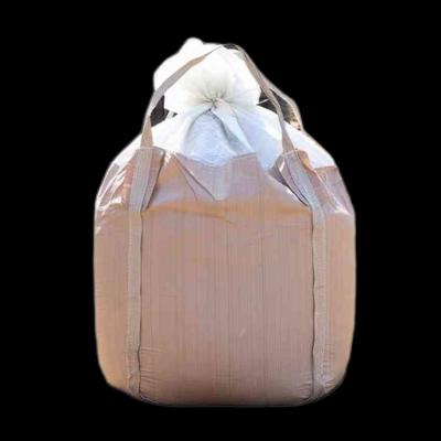 China Squareness FIBC Big Bag Firm 1 Tonne Bag Of Aggregate And Gravel Anti Acid for sale