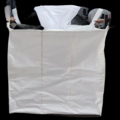 China 220GSM Spout One Tonne Polypropylene Fibc Bulk Bag Steel Ball And Sand for sale