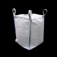 China Breathable Polypropylene Building Sand Bulk Bags Square Security Basement Type for sale